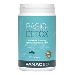 Panaceo Basic-Detox PMA-Zeolith Kapseln 200 Stück | ApoMed.at