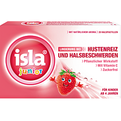 Isla Junior Erdbeer Pastillen 20 Stück | ApoMed.at