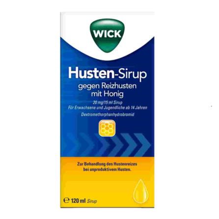 Wick Hustenstiller Sirup Formel 44 mit Honig | ApoMed.at