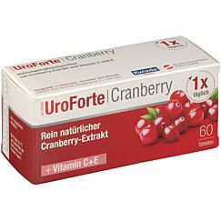 Biogelat Cranberry Uroforte Filmtabletten 30 Stück | ApoMed.at