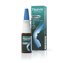 Nasivin Nasenspray 0,05% 10ml Classic | ApoMed.at